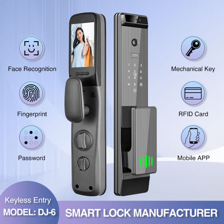 Face Recognition Lock, Most Popular DJ-6 Smart Door Lock