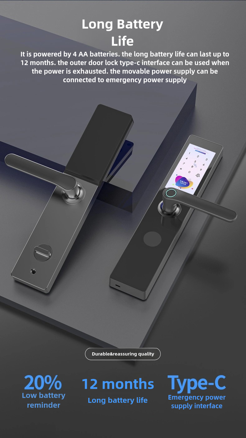 G1C Hotel Smart Lock - Most Popular Hotel Door Lock Factory