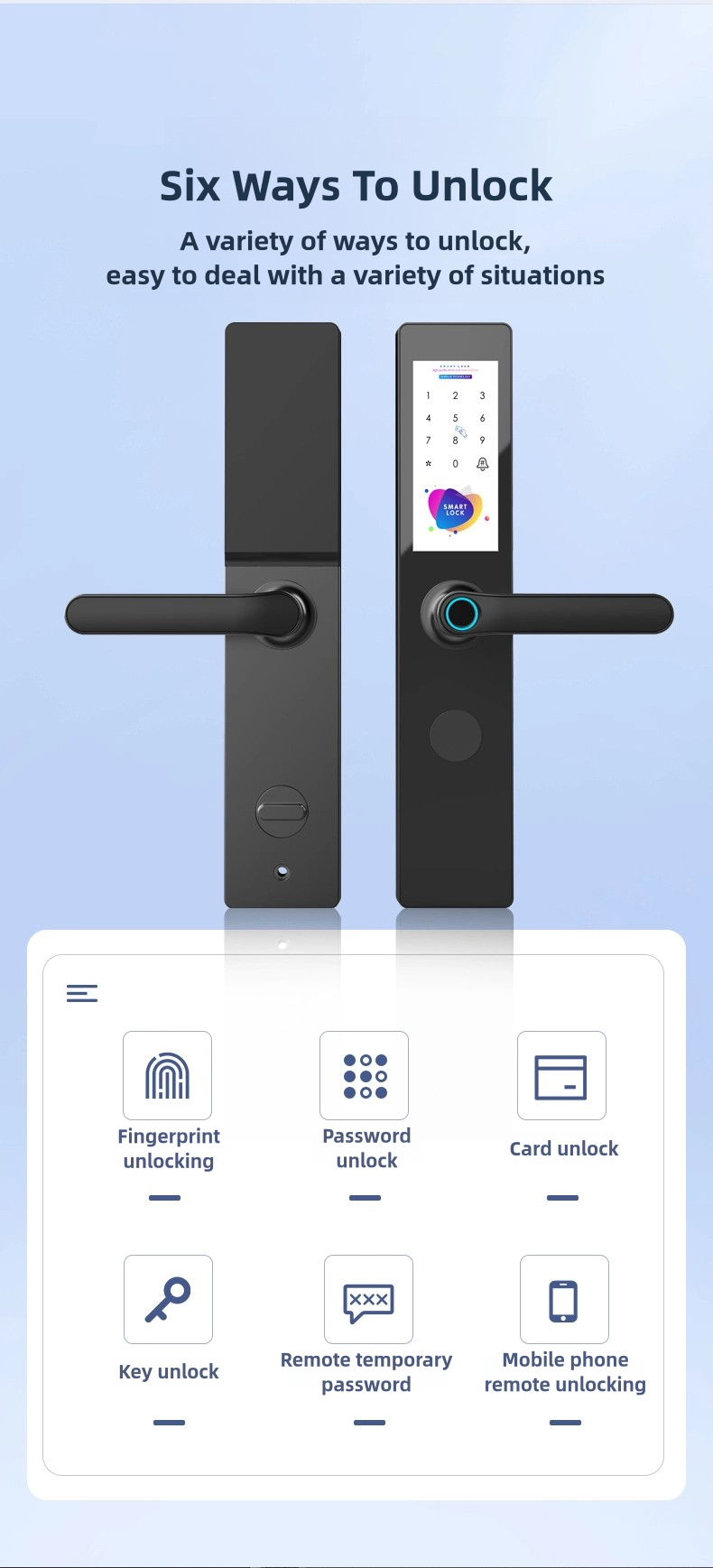G1C Hotel Smart Lock - Most Popular Hotel Door Lock Factory